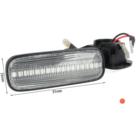 Kit Freccia Laterale a Led Side Marker Dinamica Lente Trasparente Honda ...
