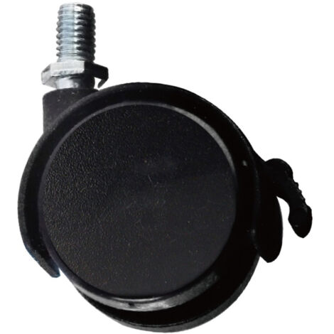 Kit di 4 Rotelle Per Mobili Con Freno Diametro 40mm Con Perno Filettato M8