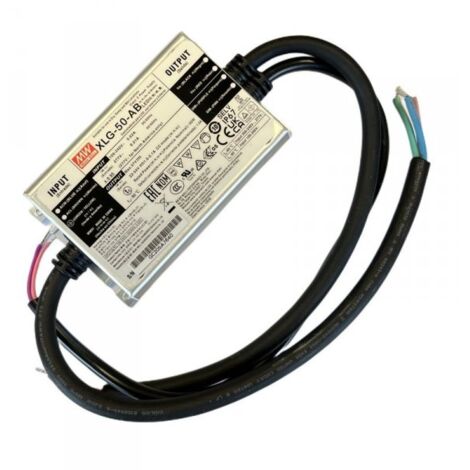 MW MEAN WELL XLG-50-AB Led Driver CC 1000mA 22V-54V 50W Dimmerabile 3 ...
