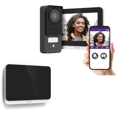 Visiophone connecté Philips WelcomeEye Connect 3 – Moniteur ...