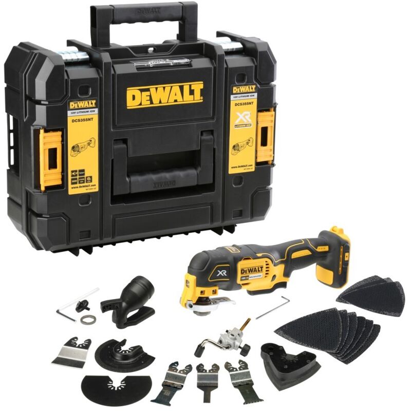 DeWalt DCS355N/ACCESS 18V XR Brushless Multi-Tool with Accessory Kit and Case (Body Only)