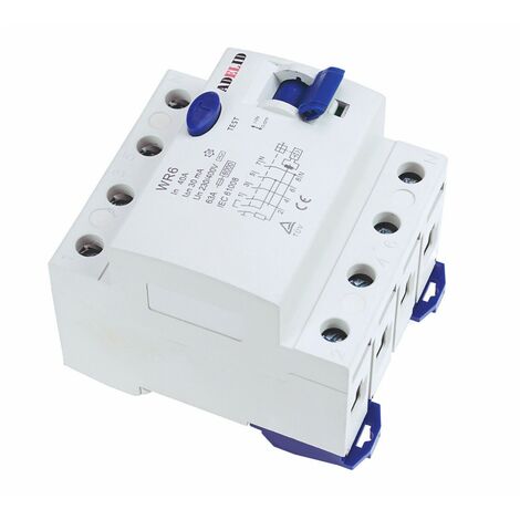 Fehlerstromschutzschalter FI-Schalter 4-polig 40A 300mA Typ A