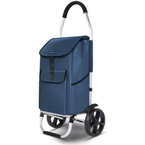 VOUNOT® Chariot de courses 2 en 1 pliable aluminium - caddie et diable ...