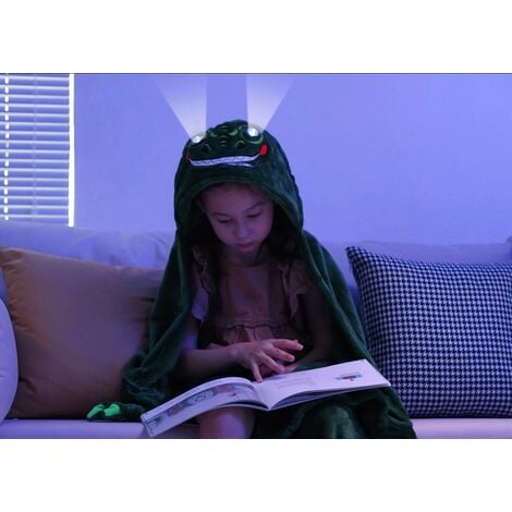 Children's LED blanket cloak - Dinosaur