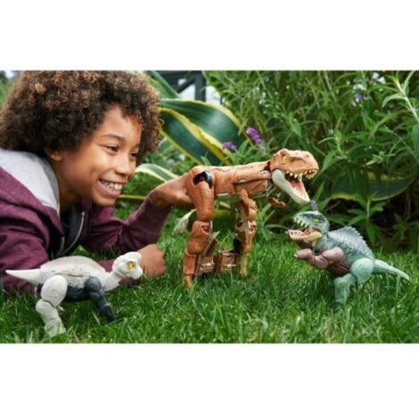 T.REX TRANSFORMATION - FIERCE - MATTEL - HPD38 - DINOSAURE JURASSIC WORLD