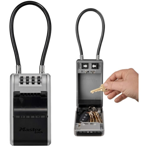 MASTER LOCK - Boîte a clé extérieure a anse flexible - Nouveau design ...