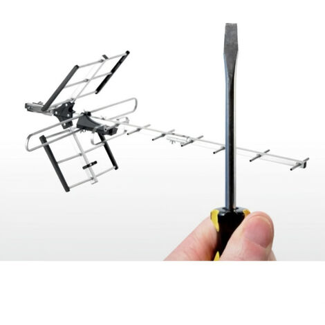 Antenne TV Extérieure ONE FOR ALL SV9357 Professional Line VHF/UHF ...