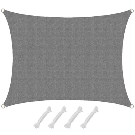 1.5x2 Water Permeable Sun Shade Sail - Patio Sail Privacy Screen Garden ...