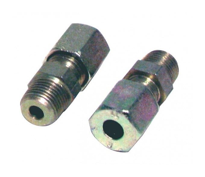 Raccord à bague droit M1/8 x tube 5mm (X 2) - DIFF