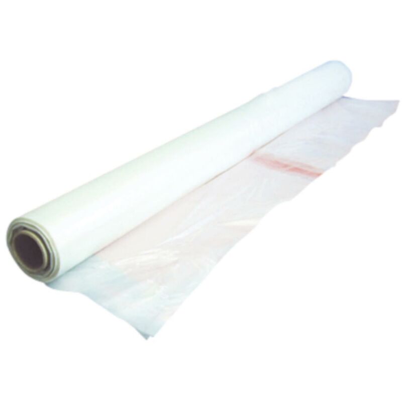 Bâche film polyéthylène PE 80 - 3x25m - Blanc - Protection Sols