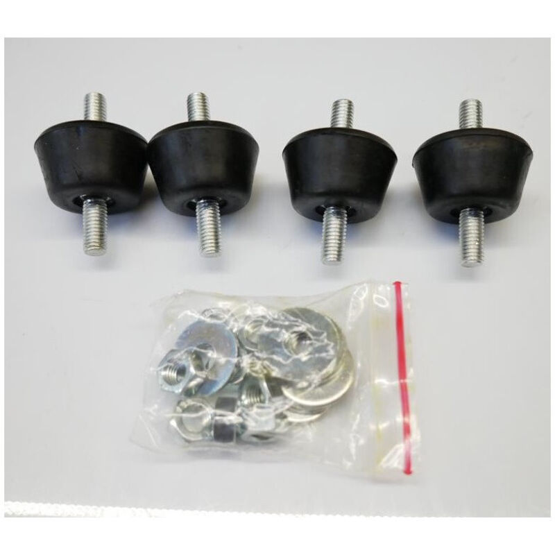 Sachet de 4 plots anti vibratiles 320kg pour groupe de climatisation ...