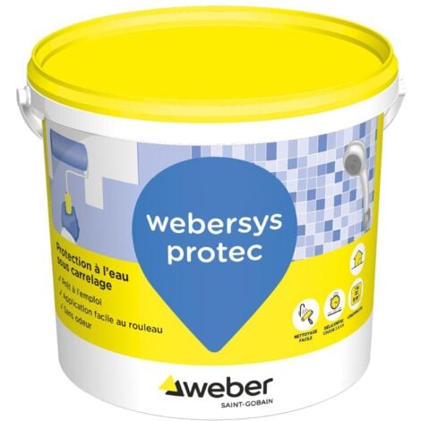 weber.sys protec ( kit de 6 m², seaux de 7 kg, 20 kg) - SYS PROTECT 20 KG