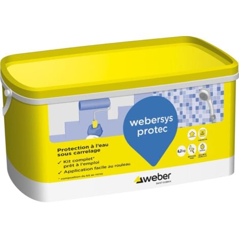 weber.sys protec ( kit de 6 m², seaux de 7 kg, 20 kg) - SYS PROTECT 20 KG
