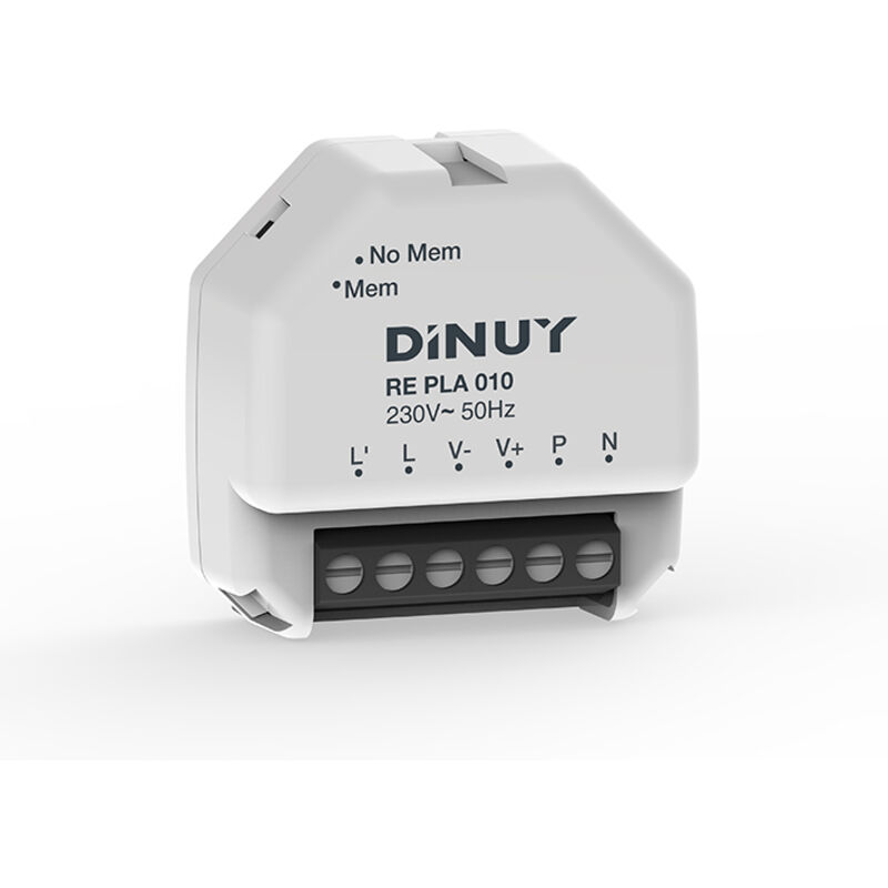 REGULADOR DE PASTILLA PARA EQUIPOS 1/10V DINUY RE PLA 010