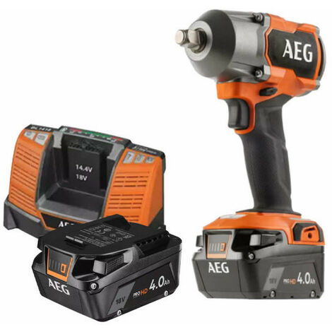 AEG 18V Brushless 700 Nm Impact Driver - 2 batterie 4,0 Ah - 1 ...