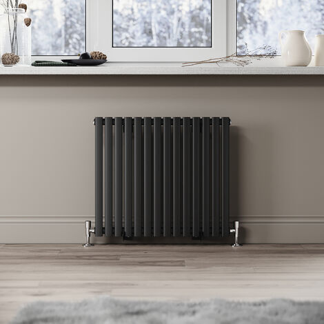 ELEGANT 600 x 686mm Modern Radiator Round Panel Vertical Design ...