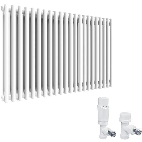 ELEGANT 600 x 1010mm Double Bar Traditional Horizontal Column Radiator ...