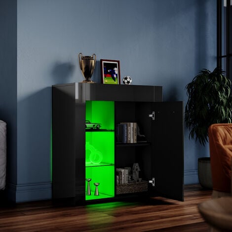 ELEGANT High Gloss Front Display Cabinet Modern Design Showcase Cabinet ...