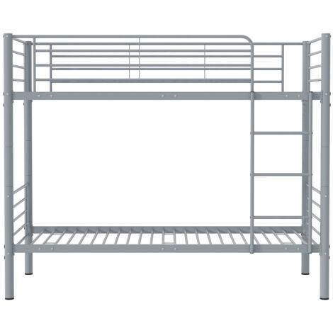 Litera - 90 x 190 cm - Metal - Gris