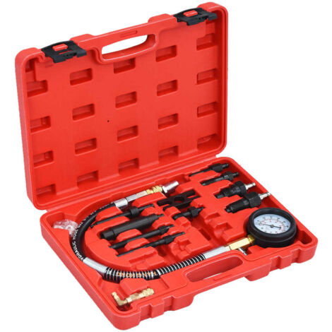 Kit Tester di Compressione 12 pz per Motori Diesel vidaXL