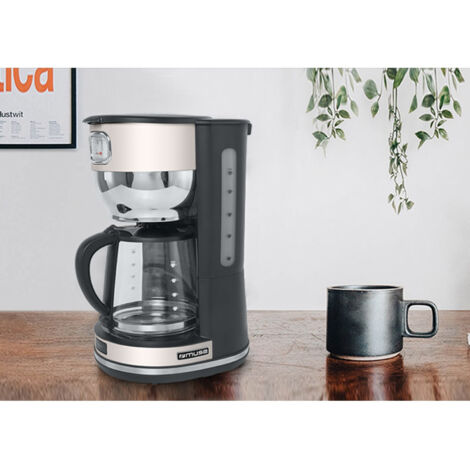 Cafetière filtre 10 tasses 1000w blanc - Muse - MS-220SC