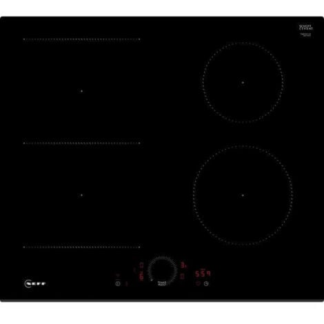 Table de cuisson induction 60cm 4 feux 6900w noir - Neff - T56FHS1L0