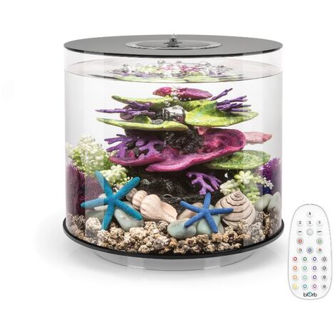 Aquarium rond 15l led noir - Oase - Tube 15 LED black