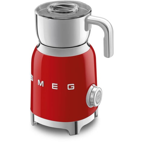 Emulsionneur de lait 500w 0.6l rouge - Smeg - MFF11RDEU