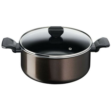 Faitout aluminium 24cm avec couvercle - Tefal - b5544602