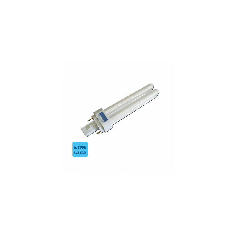 Bombilla bajo consumo g24 d3 26w 6.400k luz fria Edm