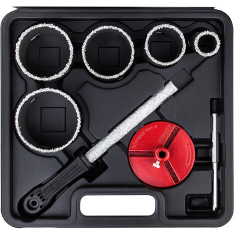 Lochsägen Set Satz 8-tlg. Dosenfräser Lochbohrer Dosenbohrer Bohrkronen ...