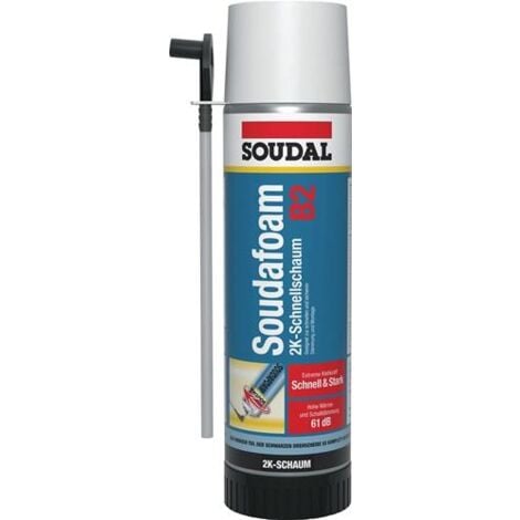 Soudal Soudafoam 2K B2 400ml Adapterschaum Zargenschaum Türenschaum PU-Schaum