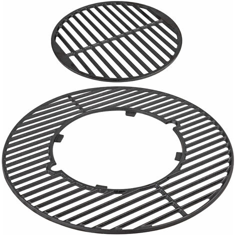 Universal Guss-Grillrost-Set mit Rost-in-Rost Universalrost rund Ø 54,5 cm
