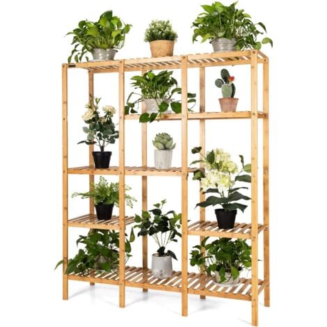 COSTWAY Scaffale Porta Piante da Interno ed Esterno, Scaffale Porta ...