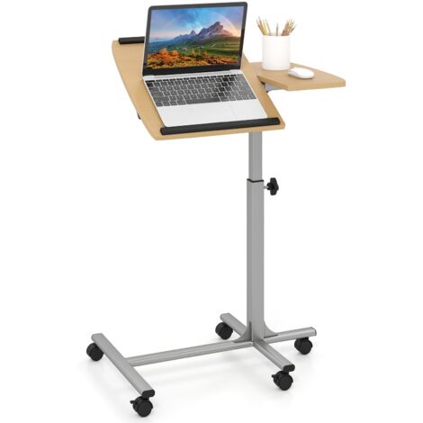 COSTWAY Tavolino Regolabile in Altezza, Tavolino da Computer per Letto ...