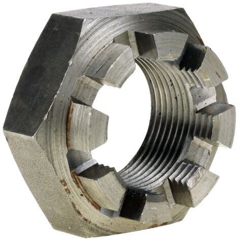 Reidl DIN 979 Kronenmuttern M 16, Stahl Klasse 4 blank