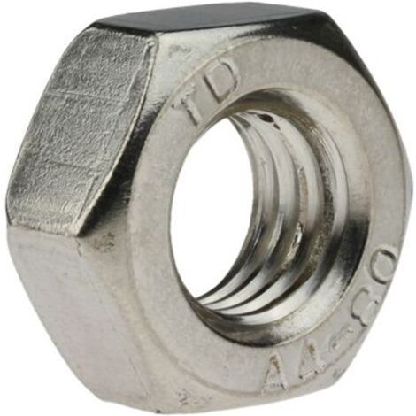 Reidl DIN 934 Sechskantmuttern, Feingewinde M 20 x 1,5, A4-80 blank