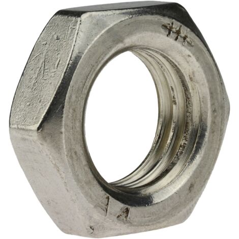 Reidl DIN 936 Sechskantmutter niedrige Form mit Fase M 14 A4 blank