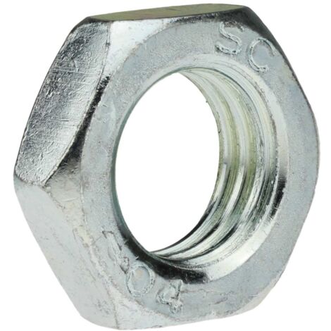 Reidl DIN 431 Rohrmuttern 1/8, 14 H galv. verzinkt farblos