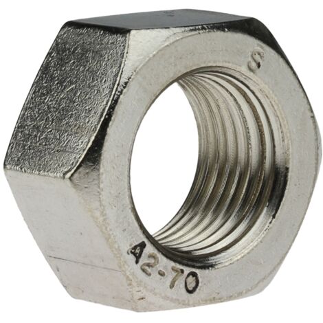 Reidl DIN 934 Sechskantmuttern, Feingewinde M 20 x 1,5, A2 blank