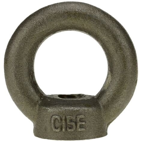 Reidl DIN 582 Rändelmuttern, hohe Form, M 6, C15/C15E blank gedreht