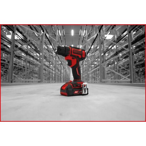 KS Tools eMONSTER Brushless-Akku-Bohr-Schrauber-Satz, 4-tlg