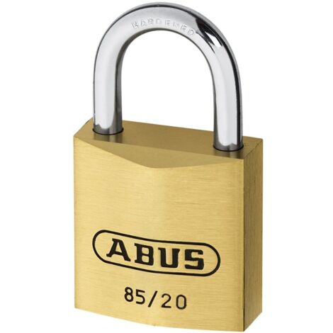 ABUS Vorhangschloss Messing 85/20 gl.-0196