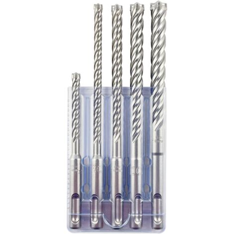 Projahn Hammerbohrer-Set ROCKET 7 SDS-plus 5-tlg 6-12 mm in Kunststoffbox