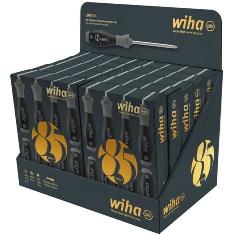 Wiha Schraubendreher Set SoftFinish 85 years Schlitz, Phillips, TORX, 8,5-tlg.