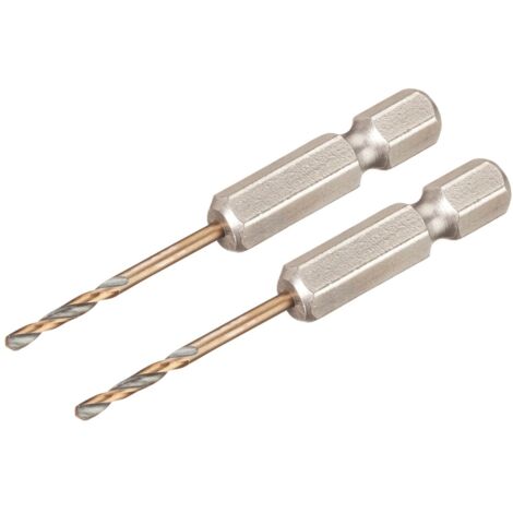 DeWalt Metallbohrer HSS-G, 2x2 mm, Sechskant