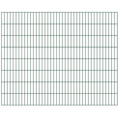 ALBERTS Doppelstab-Gittermatte, verz.grün, BxH2000x1600mm, Draht-Ø6/5/6 ...