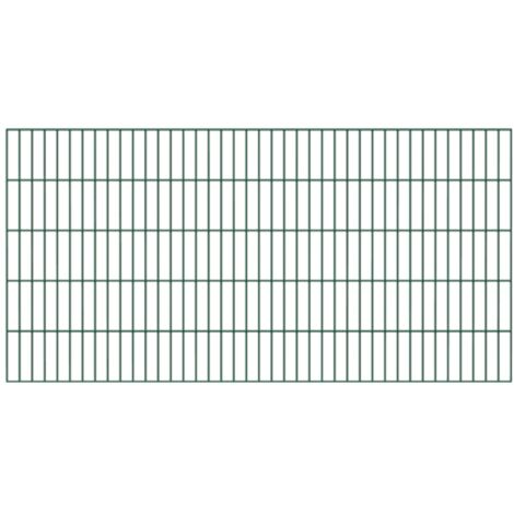 ALBERTS Doppelstab-Gittermatte, verz.grün, BxH2000x1000mm, Draht-Ø6/5/6 ...