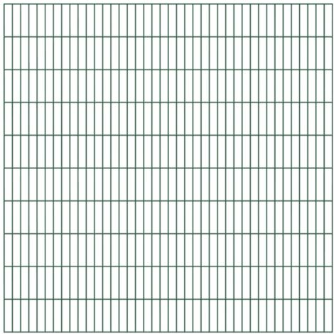 ALBERTS Doppelstab-Gittermatte, verz.grün, BxH2000x2000mm, Draht-Ø6/5/6 ...