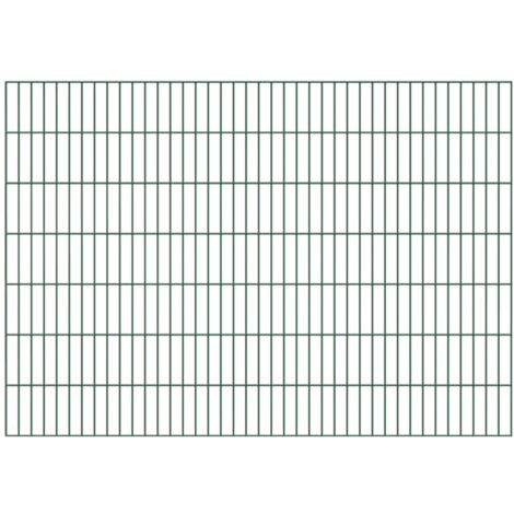ALBERTS Doppelstab-Gittermatte, verz.grün, BxH2000x1400mm, Draht-Ø6/5/6 ...